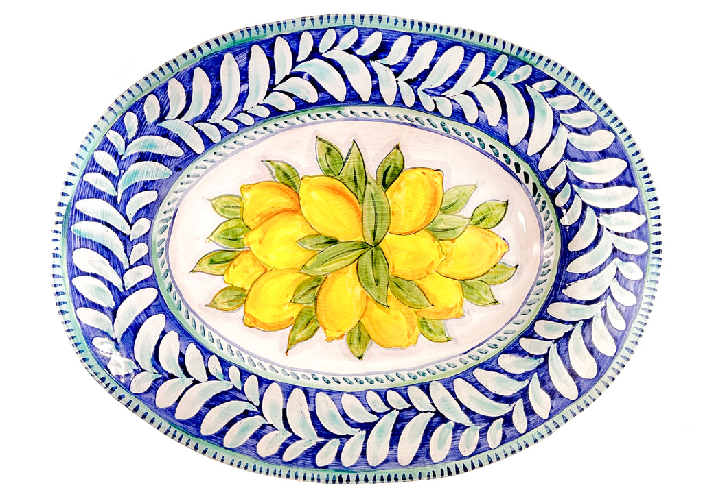 Lemon Oval Platter | Over The Moon