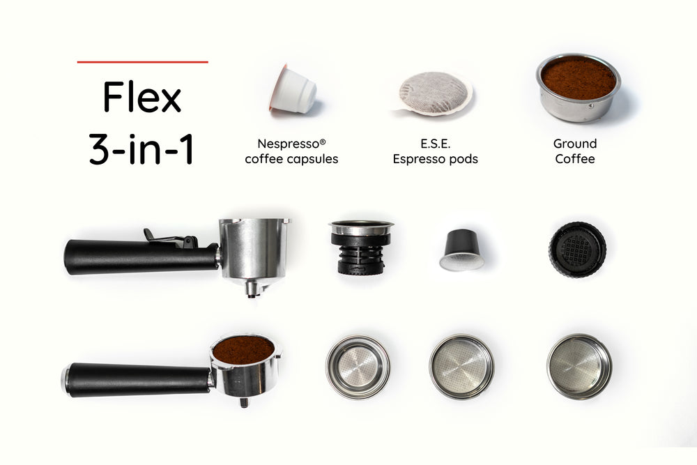 Flex 3-in-1 Espresso Coffee Machine | Over The Moon