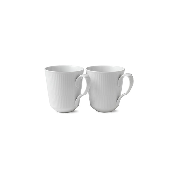 White Fluted Cup 37cl 12.5oz | Over The Moon