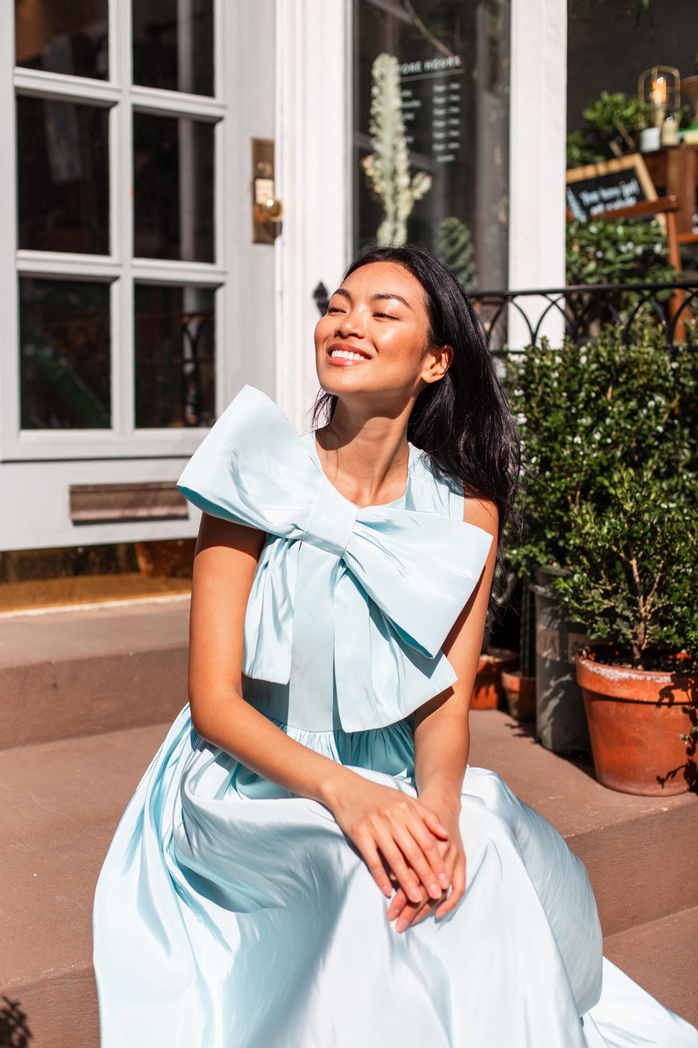 Porter Gown In Belle Blue | Over The Moon