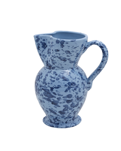 Speckled Pitcher, Blue | Carafes, Jugs | Casa Cabana | Over The Moon