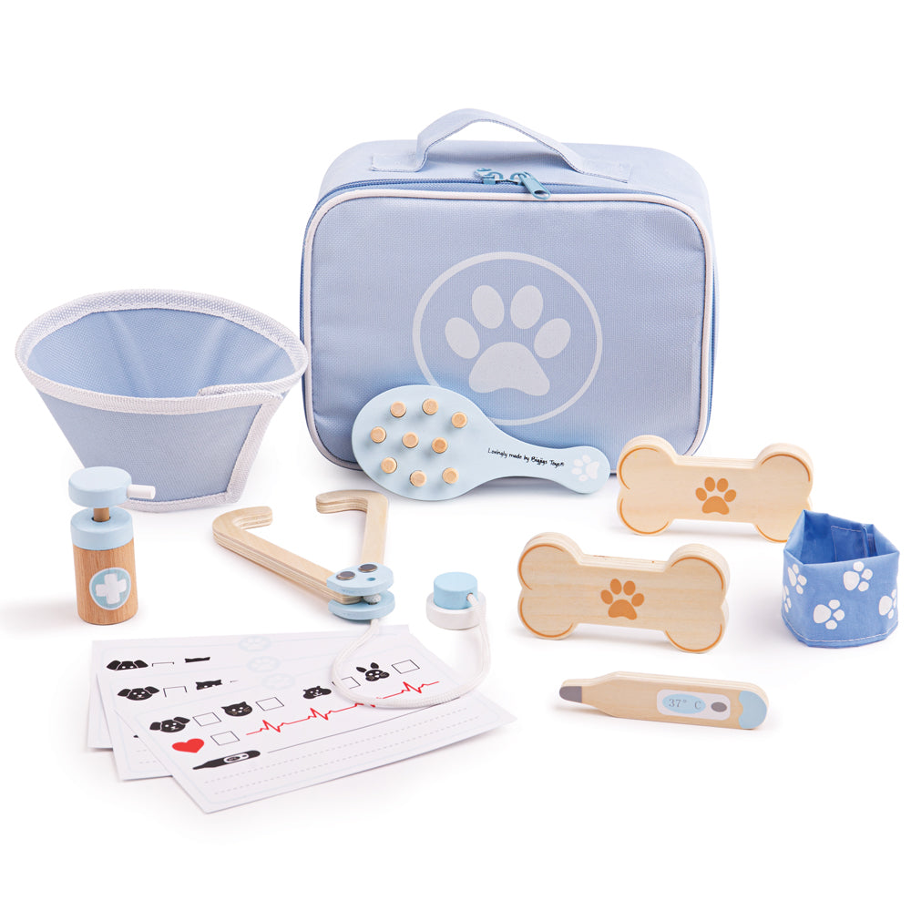 Kids Vet Set | Pretend Play | Bigjigs Toys | Over The Moon