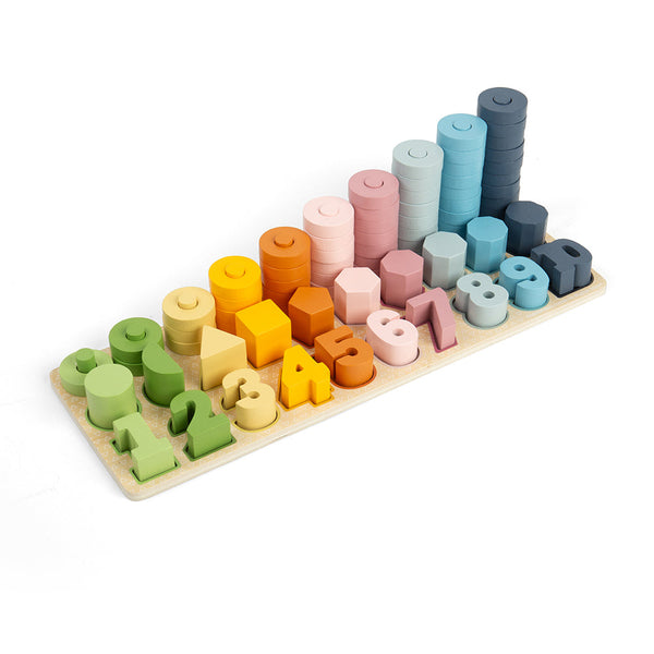 1-10 Counting Board | Number & Shape Sorter | Bigjigs Toys | Over The Moon