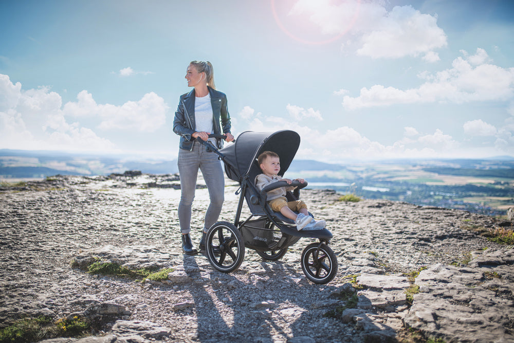 Runner 2 Compact Foldable Tricycle Jogger Buggy Stroller Pushchair wit ...