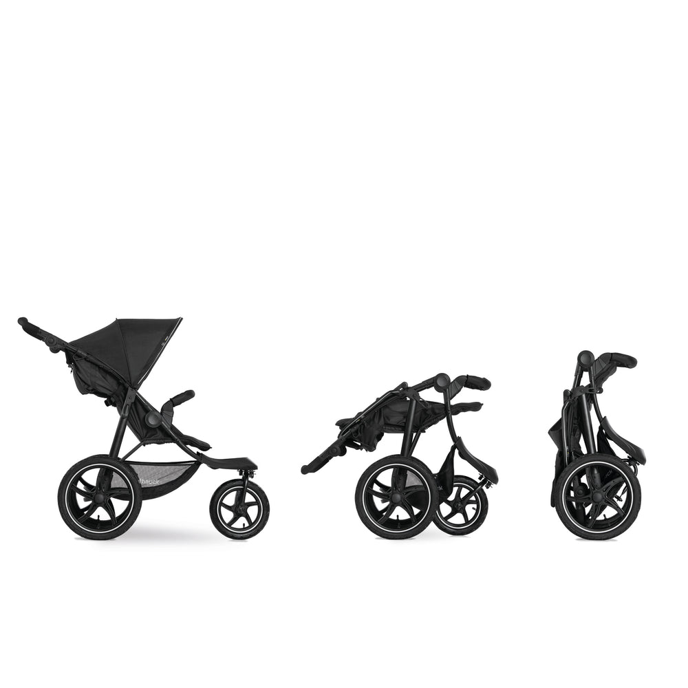 Runner 2 Compact Foldable Tricycle Jogger Buggy Stroller Pushchair wit ...
