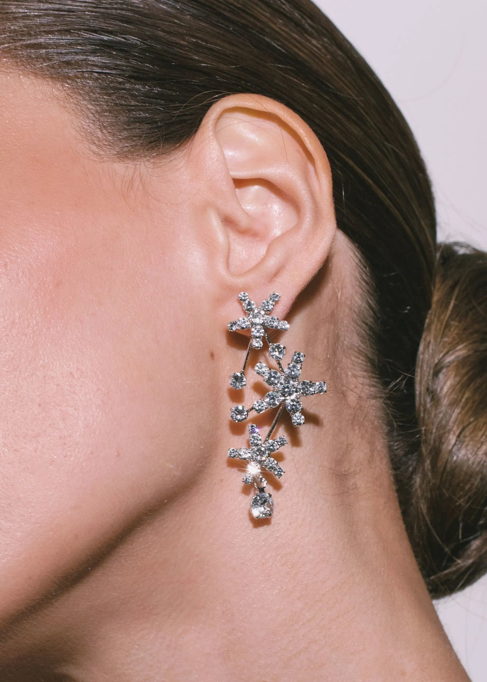 Azar Earrings in Crystal | Over The Moon