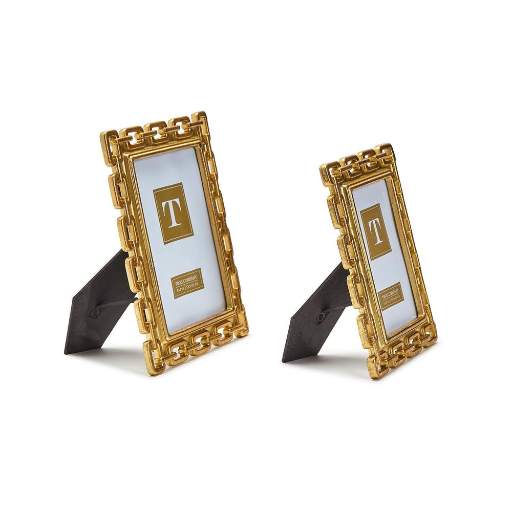 Gold Chain Photo Frame, Set of 2 | Over The Moon