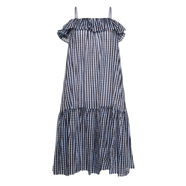 Cici Dress in Bluebell & Midnight | SZ Blockprints | Over The Moon