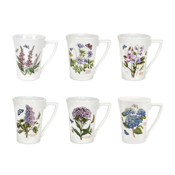 Botanic Garden Mandarin Mugs, Set of 6 | Over The Moon