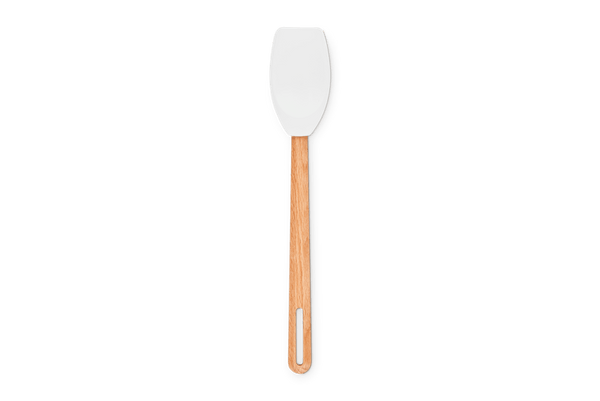 Signature Silicone Spatula Spoon in White | Over The Moon
