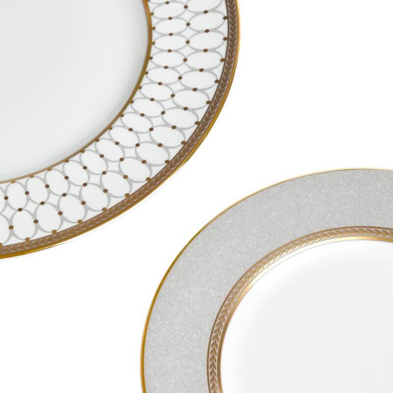 Renaissance Grey 5 Piece Place Setting | Over The Moon