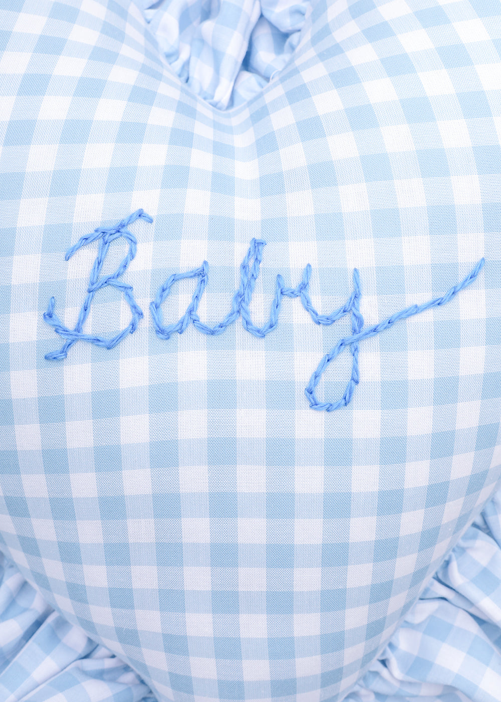 Heart Ruffle Pillow | Tricia Lowenfield Design | Over The Moon