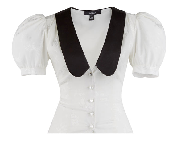 Alec Top in Blanc Floral | Over The Moon