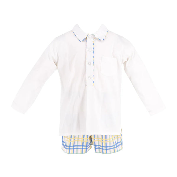 Benny Long Sleeve Boy Set | Over The Moon