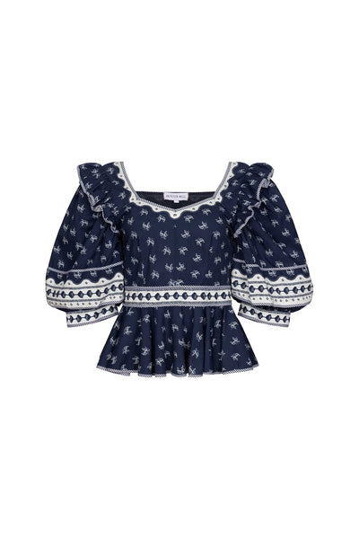 Blayne Top | Peplum Top | Hunter Bell | Over The Moon