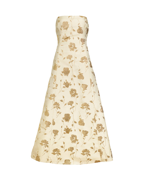 Colette Dress in Light Lemon Multi | Over The Moon