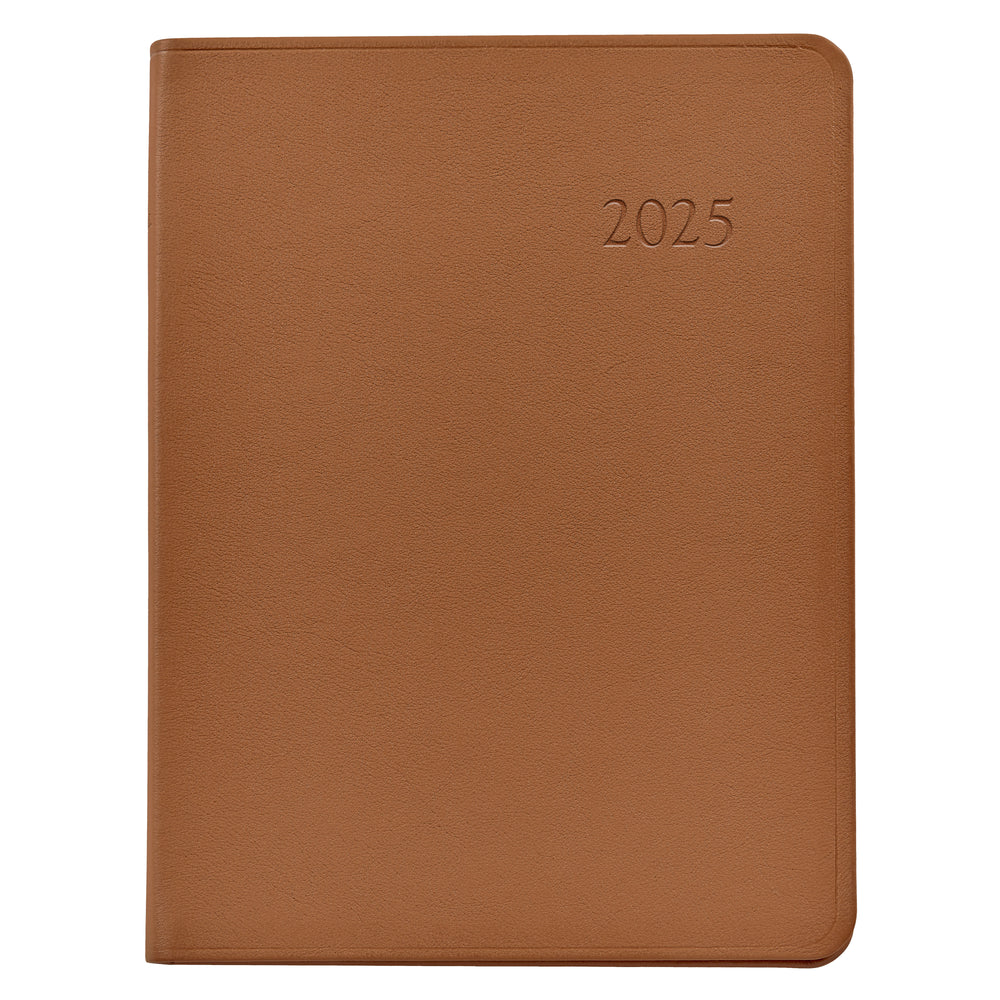 2025 Traditional Leather Desk Diary | Over The Moon