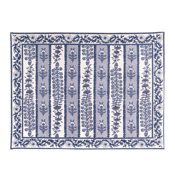 Provence Avignon Mats in Blue & Marine, Set of 6 | Over The Moon