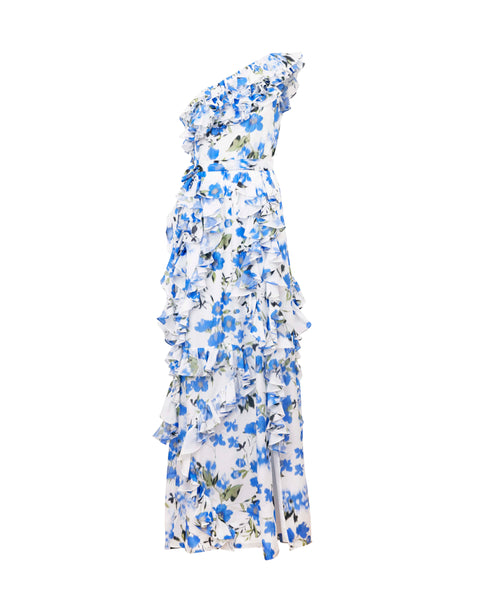 Angela Gown in Ivory & Bellflower | Over The Moon