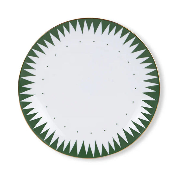 Green Punk Dinner Plate | Over The Moon