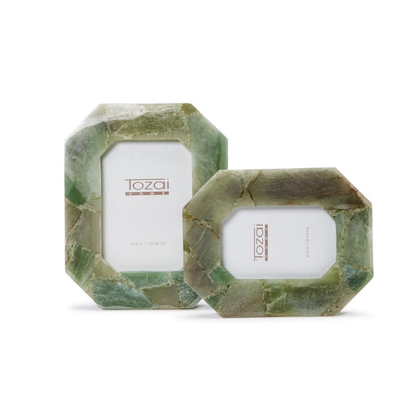 Green Quartz Photo Frames, Set of 2 | Over The Moon