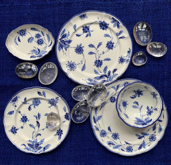 Blue Flowers Soup Plate | Over The Moon