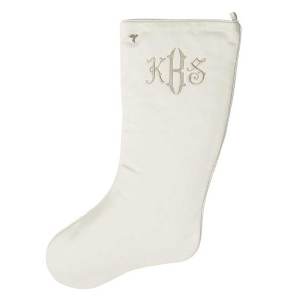 Ivory Christmas Stocking | Ivory Stocking | Neutral Stocking ...