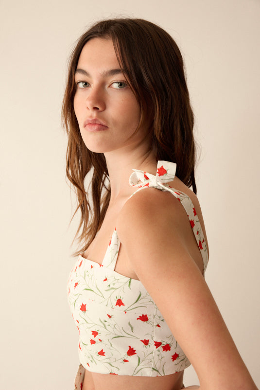 Mia Top in Red | Over The Moon