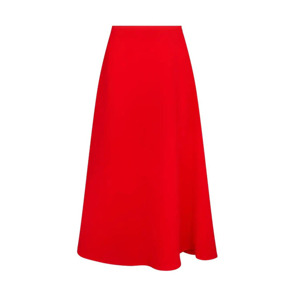 Adele Skirt | Red Midi Skirt | Hunter Bell | Over The Moon