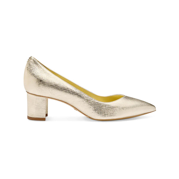 Perfect Emma in Gold Textured Saffiano | Over The Moon