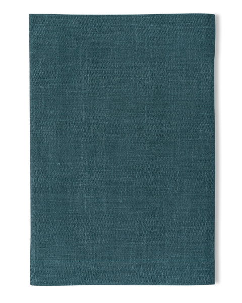 Prism Peacock Placemat in Linen | Over The Moon