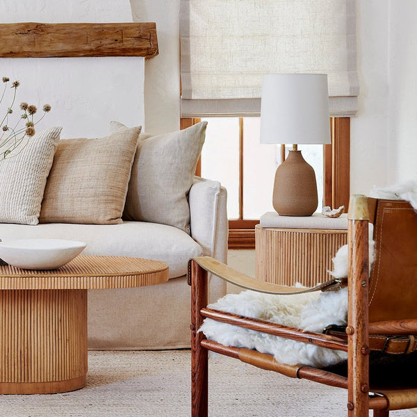 Gabriella Rattan Side Table | Over The Moon