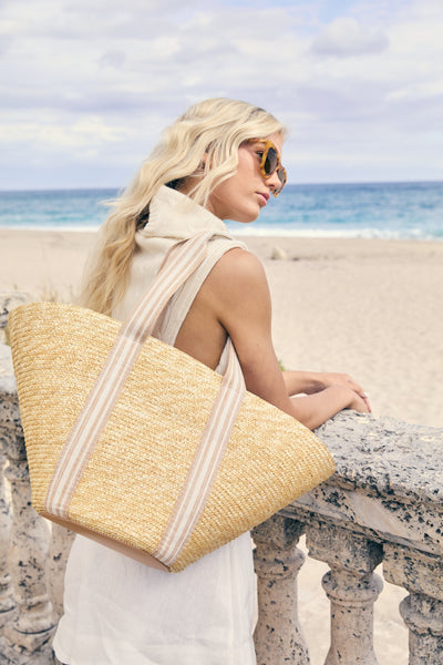 The Arden Tote Natural | Over The Moon