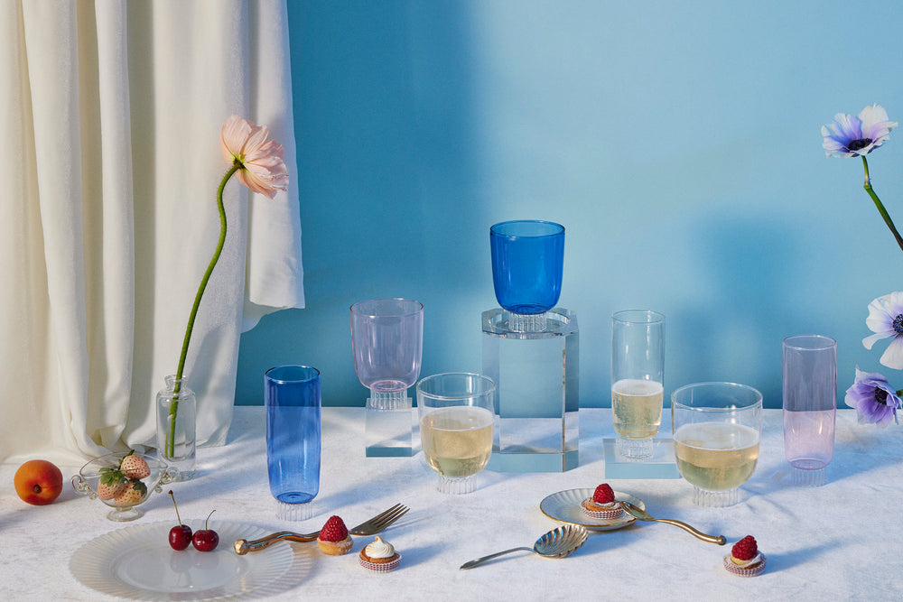 Petite Romantic Glasses, Set of 4 | Over The Moon