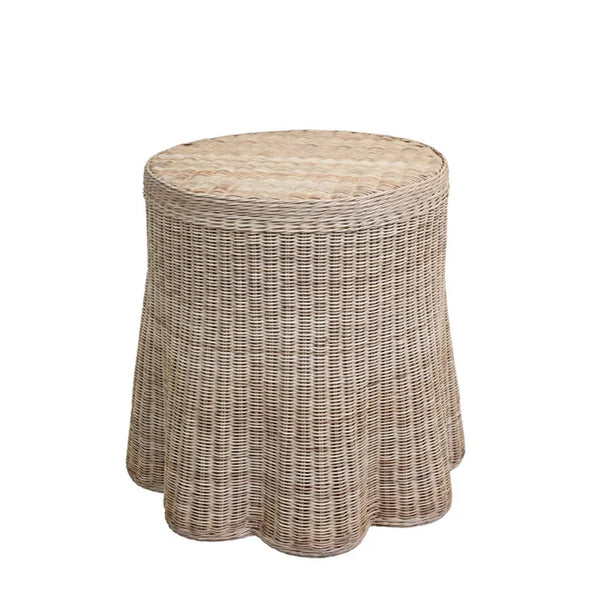 Scallop Round Side Table | Over The Moon
