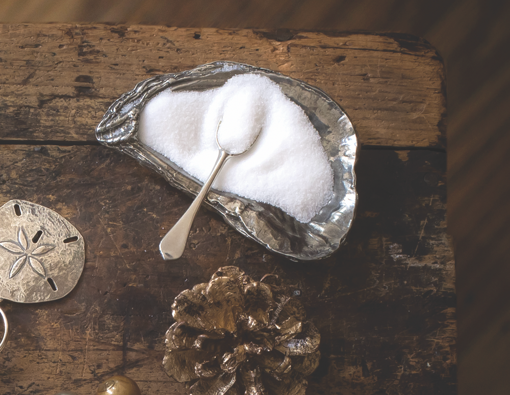 Oyster Salt Cellar & Spoon Set | Over The Moon