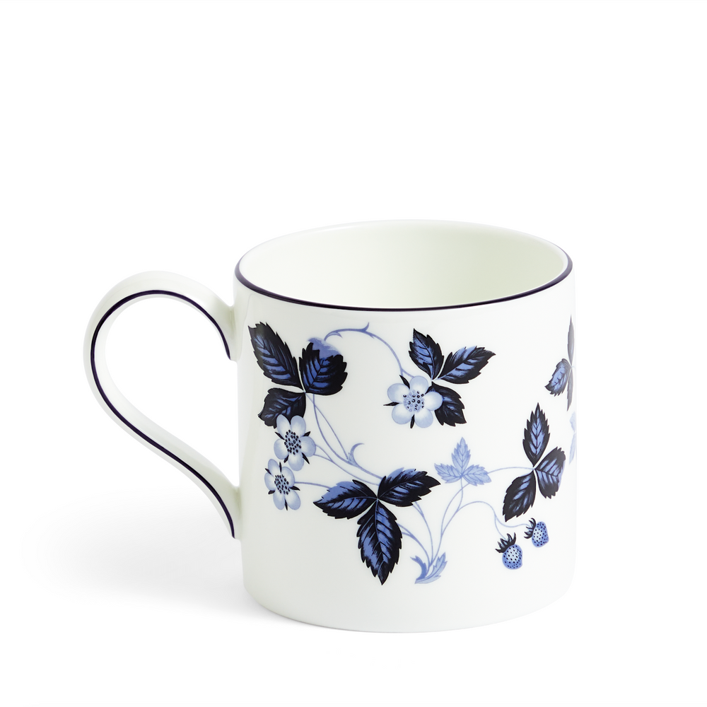 Wild Strawberry Inky Blue Mug 11floz | Over The Moon