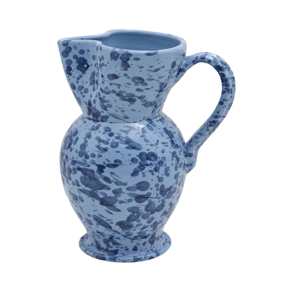 Speckled Pitcher, Blue | Carafes, Jugs | Casa Cabana | Over The Moon