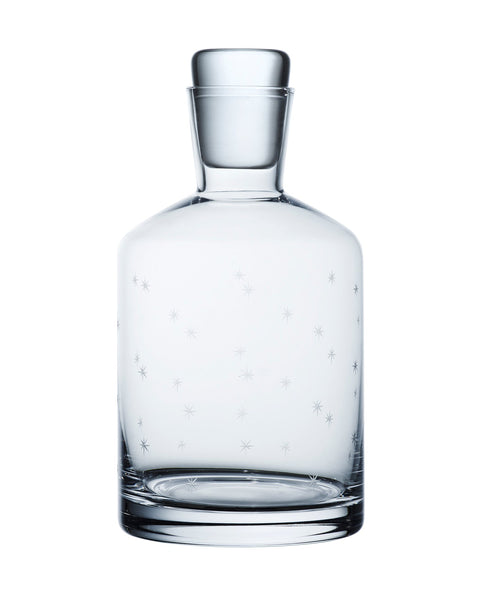 Crystal Decanter with Stars Design | Over The Moon
