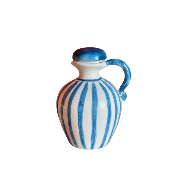 Blue Olive Oil and Vinegar Bottle, Set of 2 | Over The Moon