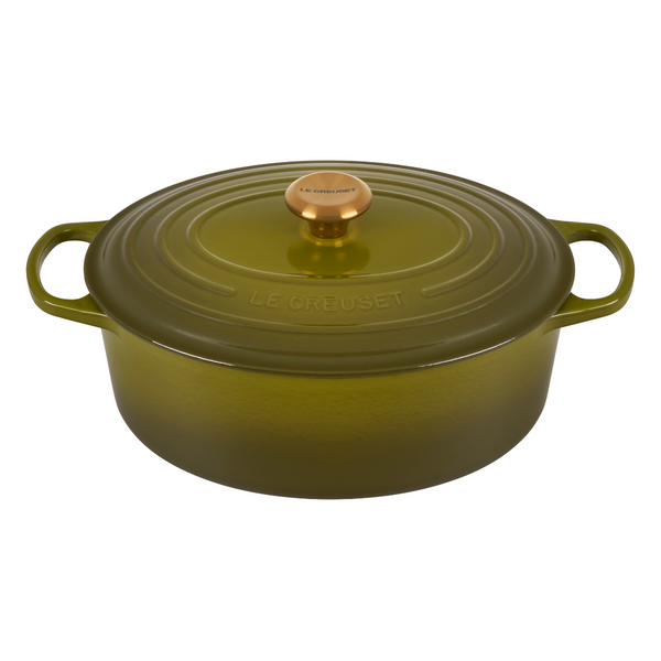 Signature Oval Dutch Oven in Olive | Over The Moon