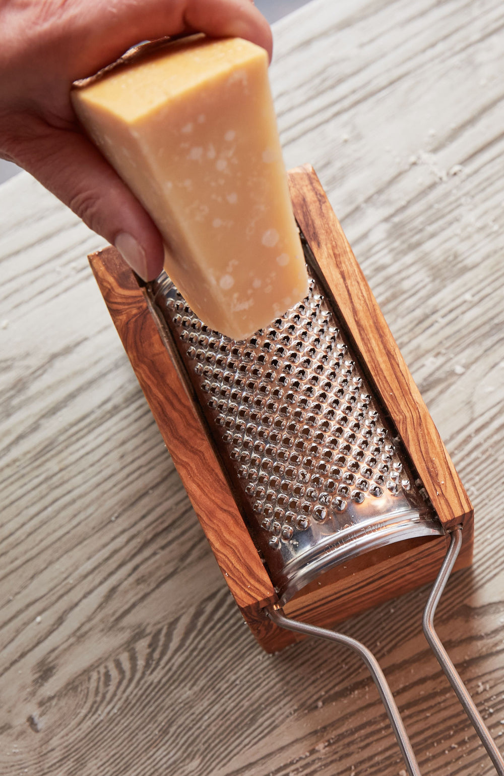 Verve Culture Italian Olivewood Parmesan Cheese Box Grater | Over The Moon