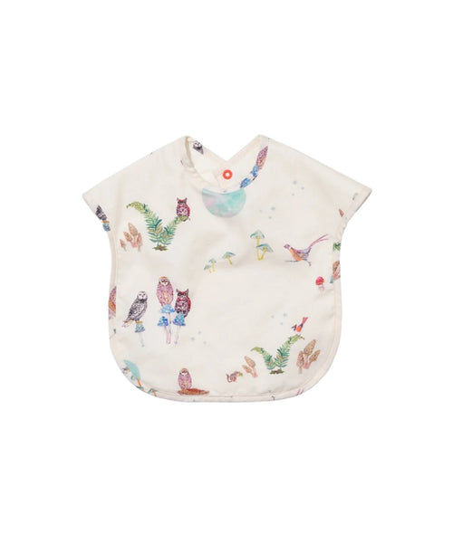 Waterproof Bib in Forest Friends | Over The Moon