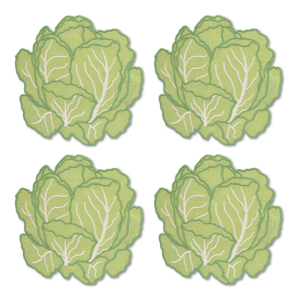 Cabbage Cocktail Napkins, Set of 4 | Over The Moon