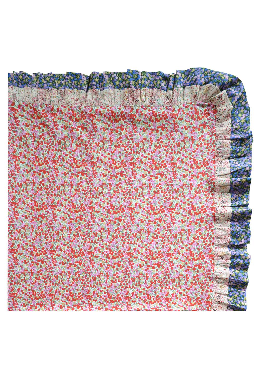 Coco & Wolf Double Ruffle Edge Tablecloth made with Liberty Fabric ...