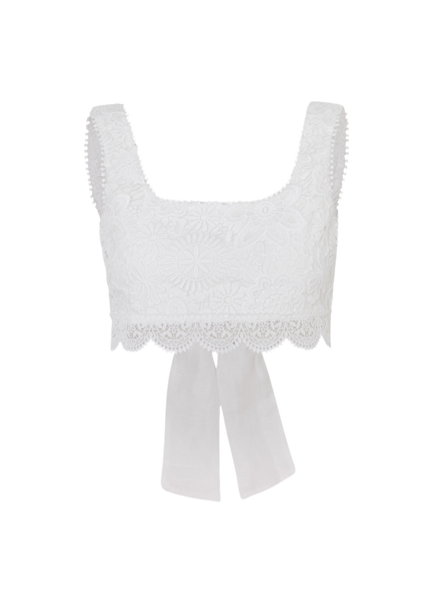 Molly Top in White | Over The Moon