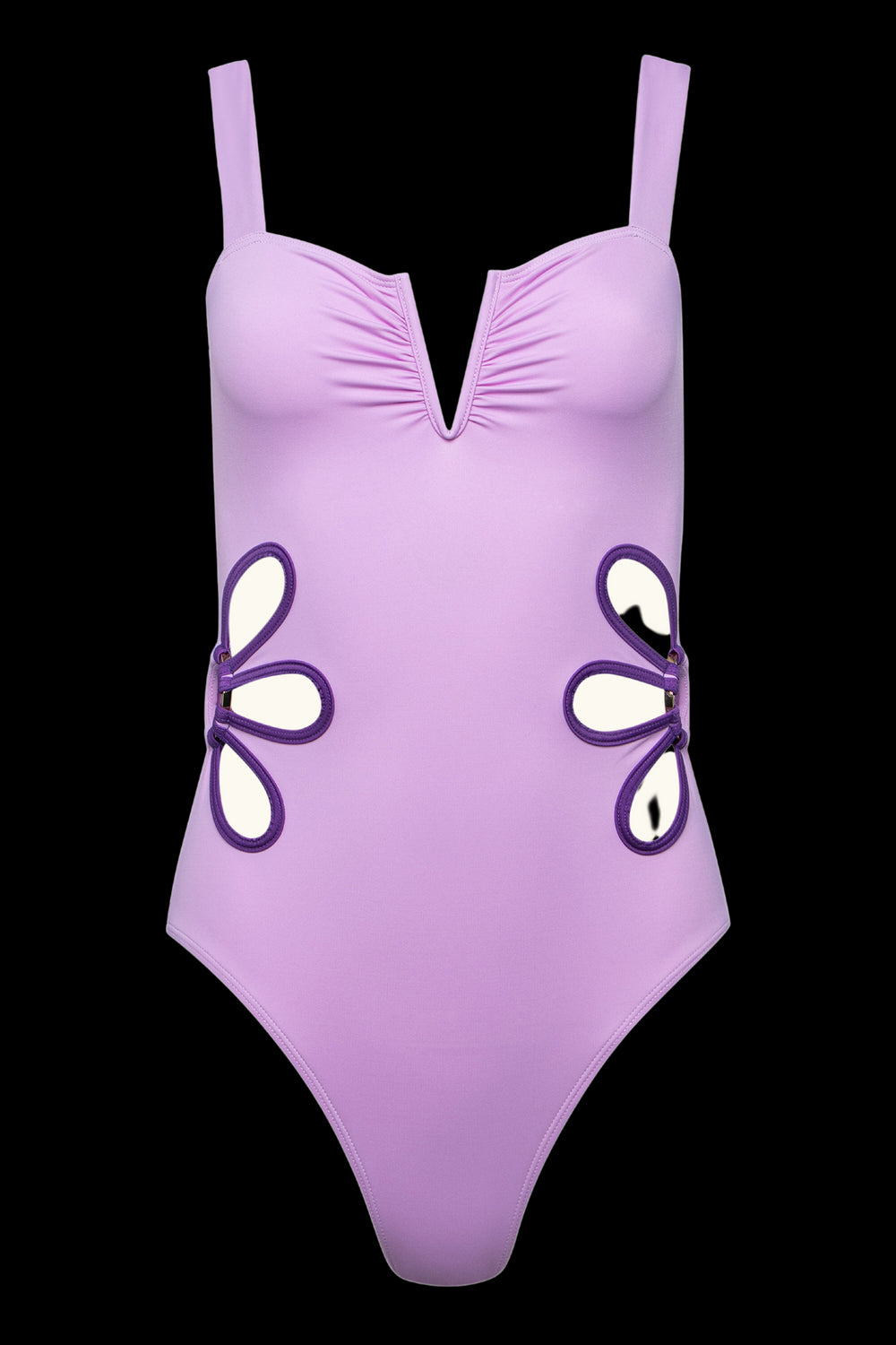 The Flora One-Piece in Lilac & Plum | Over The Moon