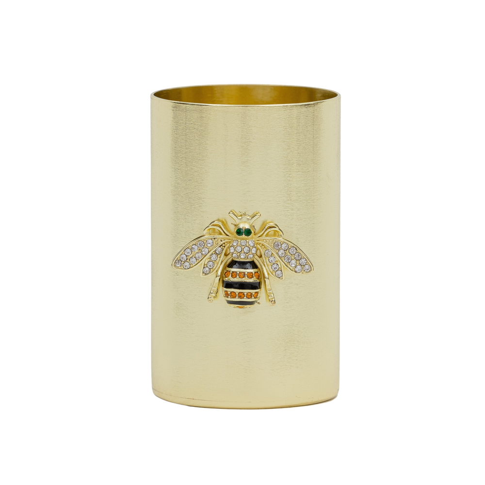 Stripey Small Bee Pot | Over The Moon