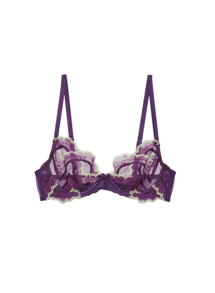 Hendrix Embroidery Demi Bra | Fleur du Mal | Over The Moon
