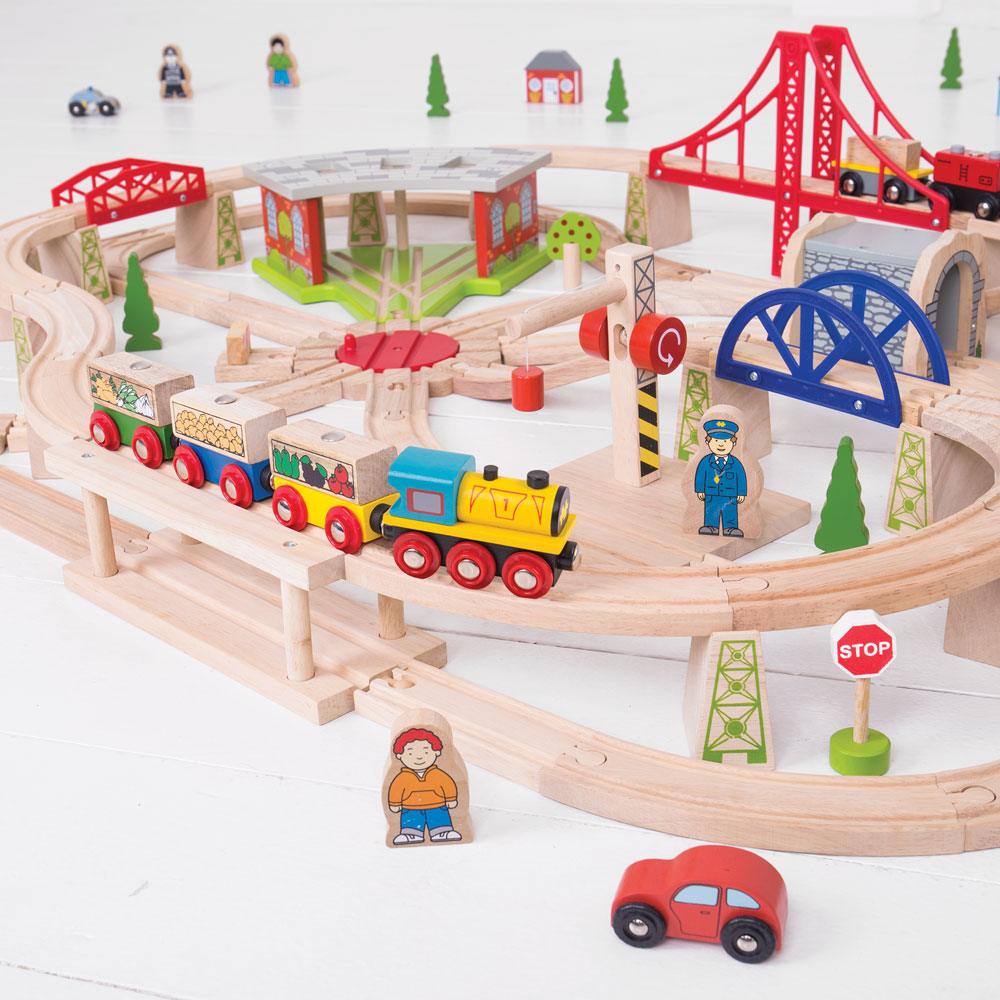 Freight Train Set | Wooden Train Sets | Bigjigs Rail | Over The Moon